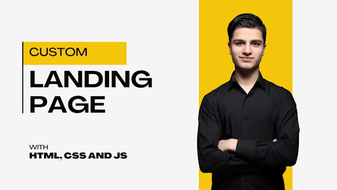 Build responsive landing page using html css and js by Numan_danish ...