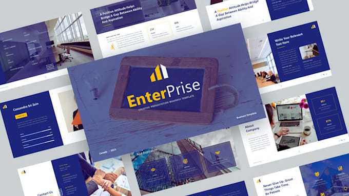 Design professional business powerpoint slides for corporate reports ...