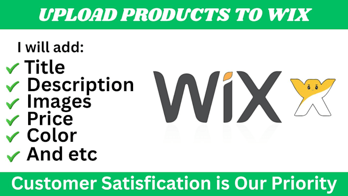Set up wix store products upload and management by Oliverjamesfy | Fiverr