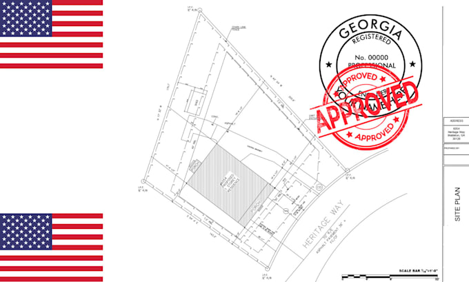 Permit ready drainage plan stormwater site grading utility layout plan ...