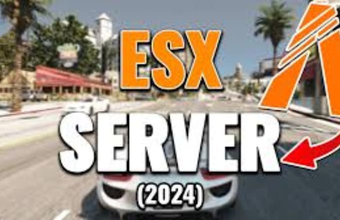 Professional esx fivem server logo animation server promotion loading ...