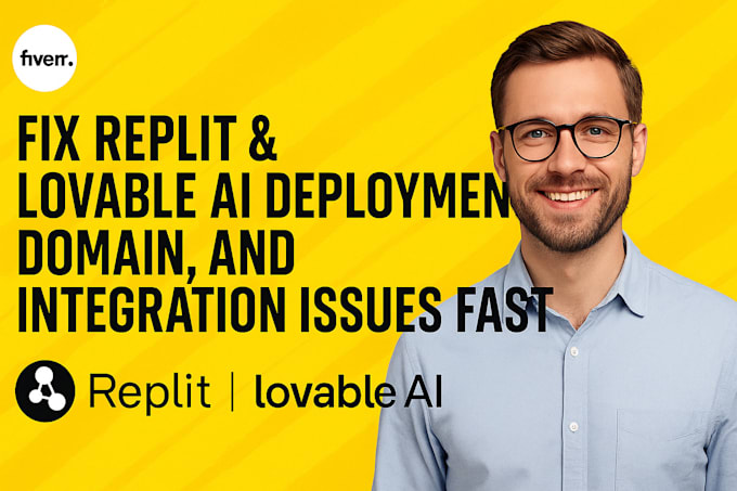 Fix replit lovable ai deployment, domain, integration issues supabase bug fix by Samdeployment ...