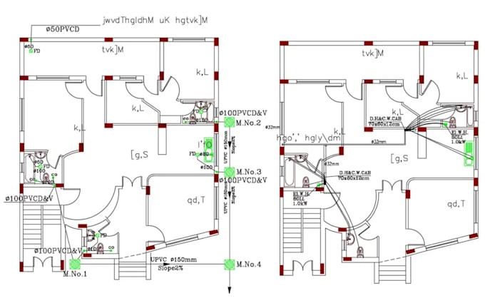 Electrical schematic plumbing floor plan mep panel layout control panel ...