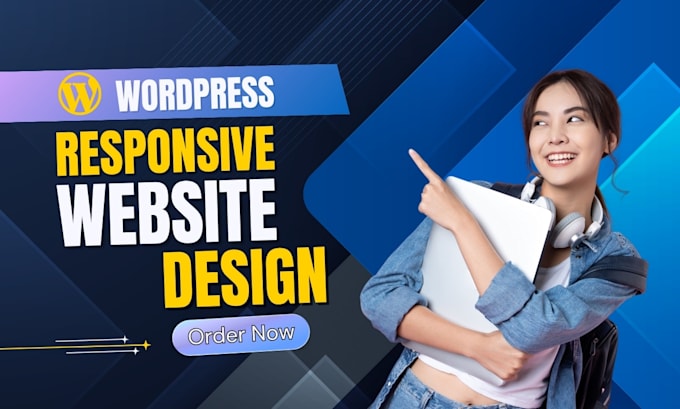 Design a responsive, seo optimized wordpress website by Muneebzahid343 | Fiverr