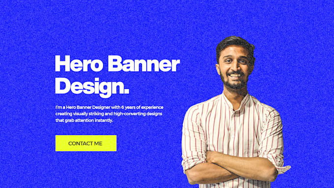 Do responsive hero banner and web slider design for any website by ...