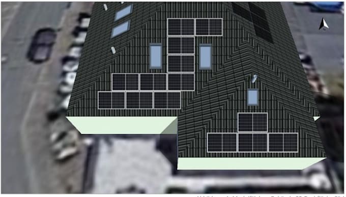 Design a solar pv system for you i use autocad pvsol sketchup and ...