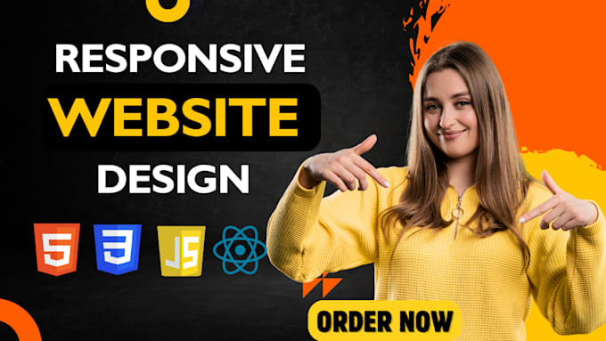 Build a responsive website design and frontend website development by Alisha_sami | Fiverr