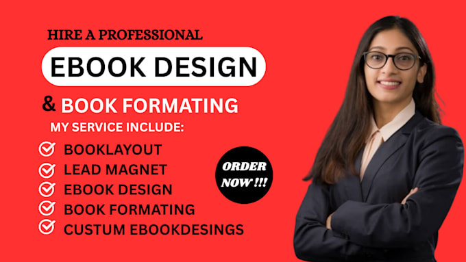 Design a professional ebook with custom layout and formatting by ...