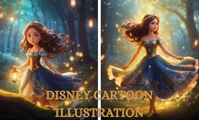 Design disney character for childrens book illustration by Babsayomide2 ...