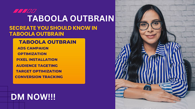 Setup taboola ads outbrain ads, criteo mgid native ads taboola by Expertgloria645 | Fiverr