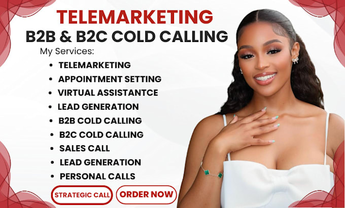 Do b2b telemarketing, cold calling, executive virtual assistant set ...