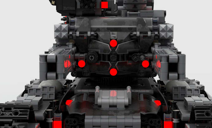 Design custom lego technic creation 3d car lego with pdf building ...