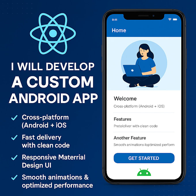Develop a custom android app using react native by Fiqrikm | Fiverr