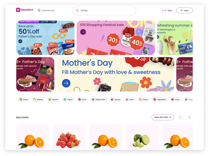 Design ecommerce website ui ux in figma by Nadiia_uiux | Fiverr