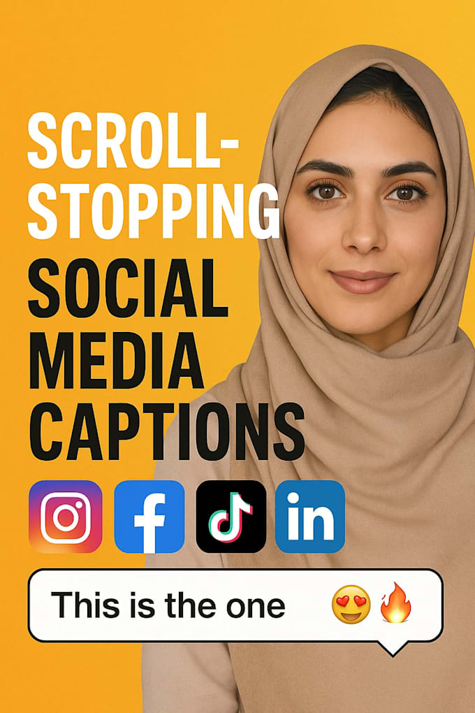 Write social media captions and posts as your copywriter by Saniashoukat123 | Fiverr