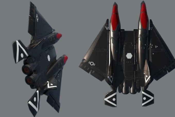 Custom 3d aircraft, helicopter model, fighter jet, military plane for ...