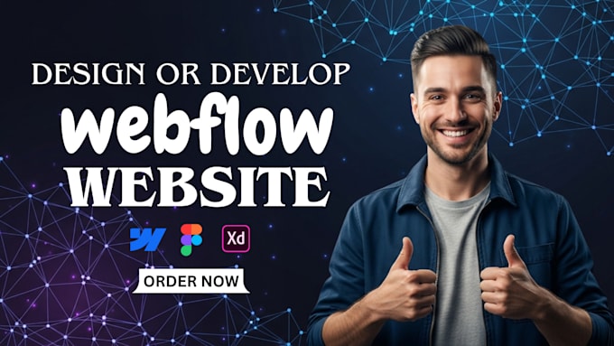 Develop webflow website figma to webflow redesign landing page webflow animation by Jamez_lee ...
