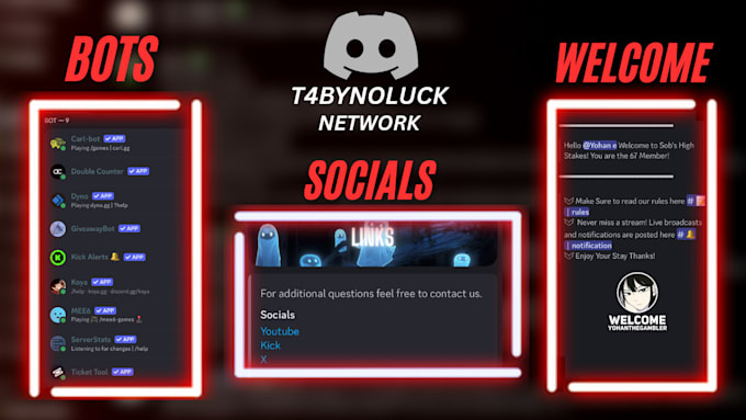 Build a custom discord server with everything you need by T4bynoluck ...
