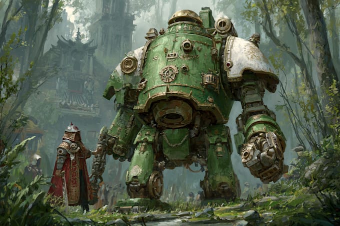 Create a warhammer 40k character art by Brentcarson | Fiverr