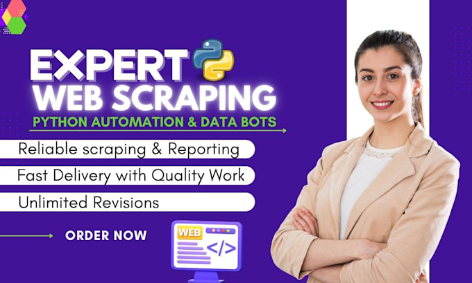 Do custom web scraping , python data bots, scraping workflow in 48h by ...