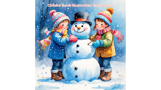 Children story book illustration watercolor by Austin_ariana | Fiverr