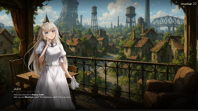 Design a stunning ui for your visual novel by Toharawk | Fiverr