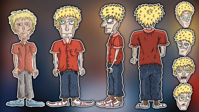 Draw character sheet for you by Kea10art | Fiverr