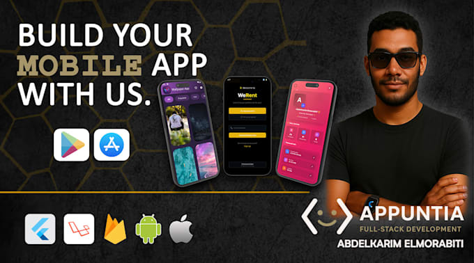 Create flutter app with backend firebase and laravel by Ghoustleader4 | Fiverr