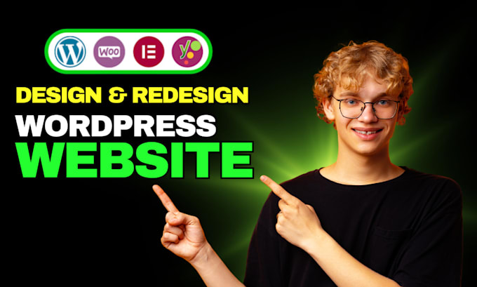 Redesign, create wordpress website design with wordpress elementor development by Paul ...