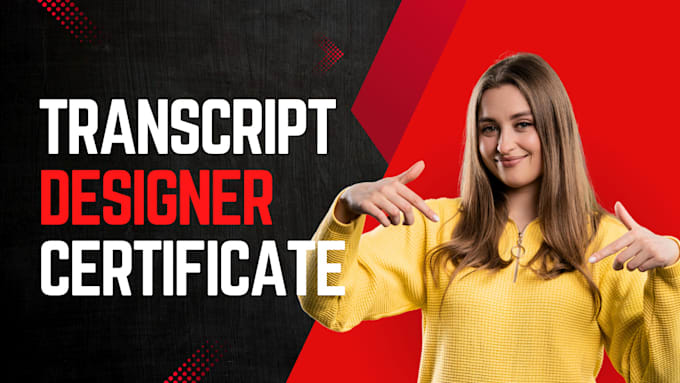 Design university or college transcript diploma ged certificate, degree ...