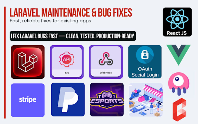 Fix laravel php bugs and maintain your web app by M_shakur | Fiverr