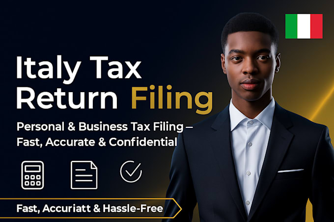 File, prepare italy tax returns personal and business tax filing by ...