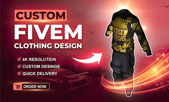Make custom fivem clothing by Rud1cal | Fiverr