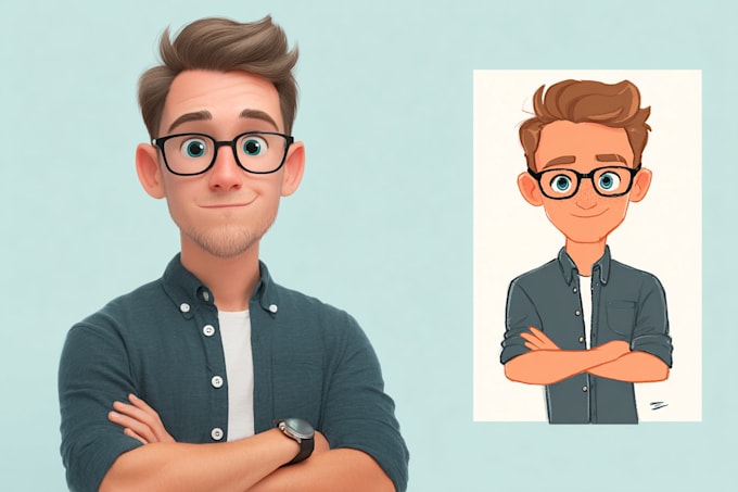 Create cartoon illustration character or avatar by Etaohaedra | Fiverr