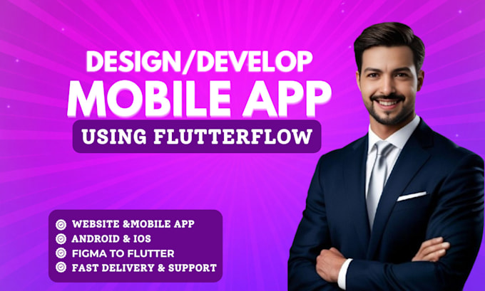 Do flutterflow mobile app, progressive web app, flutterflow app by Nova_tech19 | Fiverr