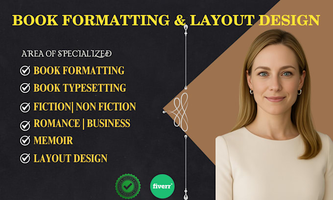 Expertly do ebook formatting, book layout, and book formatting, for your memoir by Lucy_olivia07 ...