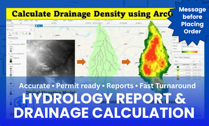 Prepare hydrology report and drainage calculations for permit approval ...