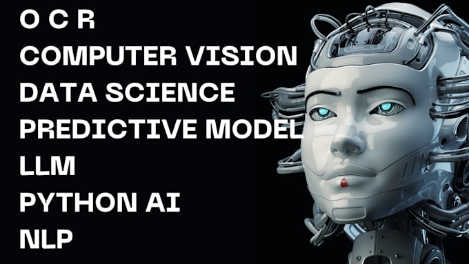 Do computer vision, ocr, image processing, text extraction, python ai, ai ml,llm by Zeenzlatan ...