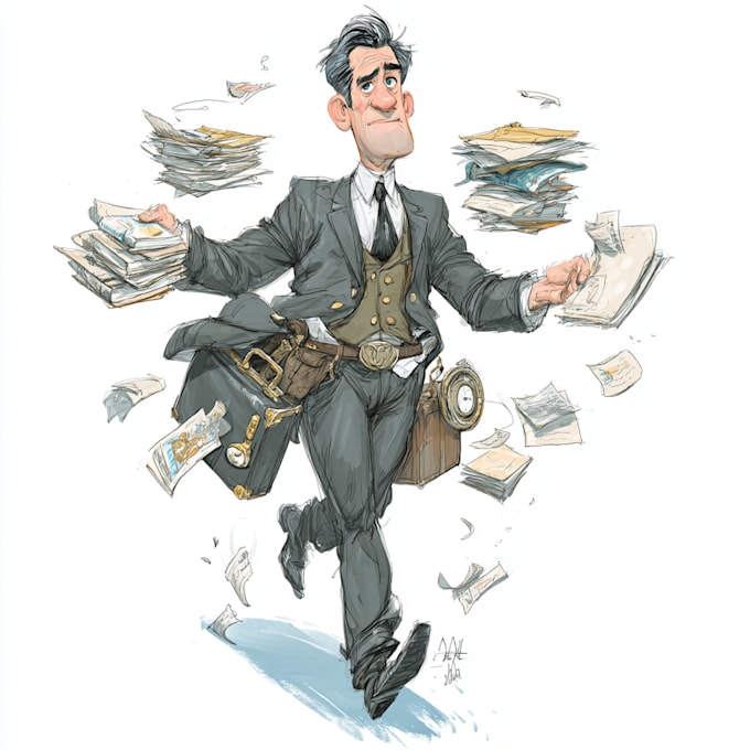 Draw a awesome political cartoon art by Xenetrius | Fiverr