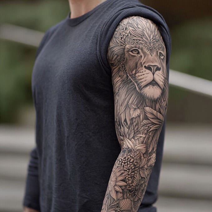 Create unique realism tattoo design by Gaylordbraun | Fiverr