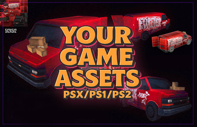 Create low poly psx, ps1 and ps2 style assets for your game by ...