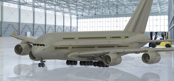 Model an aircraft according to preference by Mr__gold_ | Fiverr