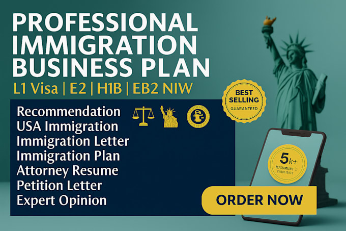 Write immigration business plan, eb2 niw petition letter expert opinion ...