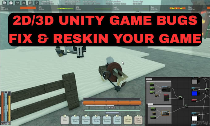 Fix 2d unity game bugs game mechanics optimize 2d game dev unity 2d game reskin by Lubbgam | Fiverr