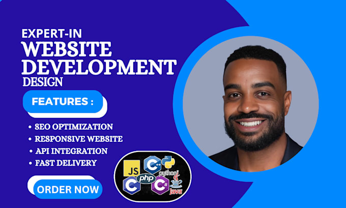 Be full stack developer, html css, react js, javascript, php website development by Silvester ...