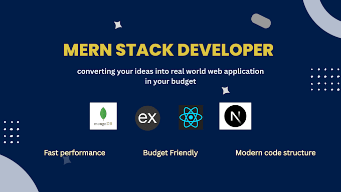 Create web application with nextjs or mern stack by Rutvikp04 | Fiverr