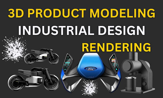 Design 3d product models, cad drawings, rendering and industrial design ...