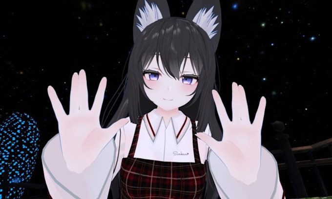 Create a custom vrchat avatar 3d model vr character furry avatar anime ...