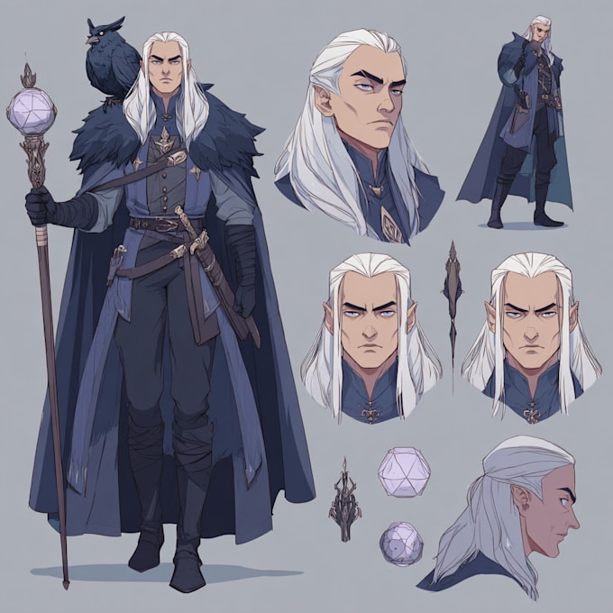 Draw your dnd character art by Adowastander | Fiverr