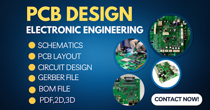 Design electronics pcb circuit design schematic pcb layout esp32 ...